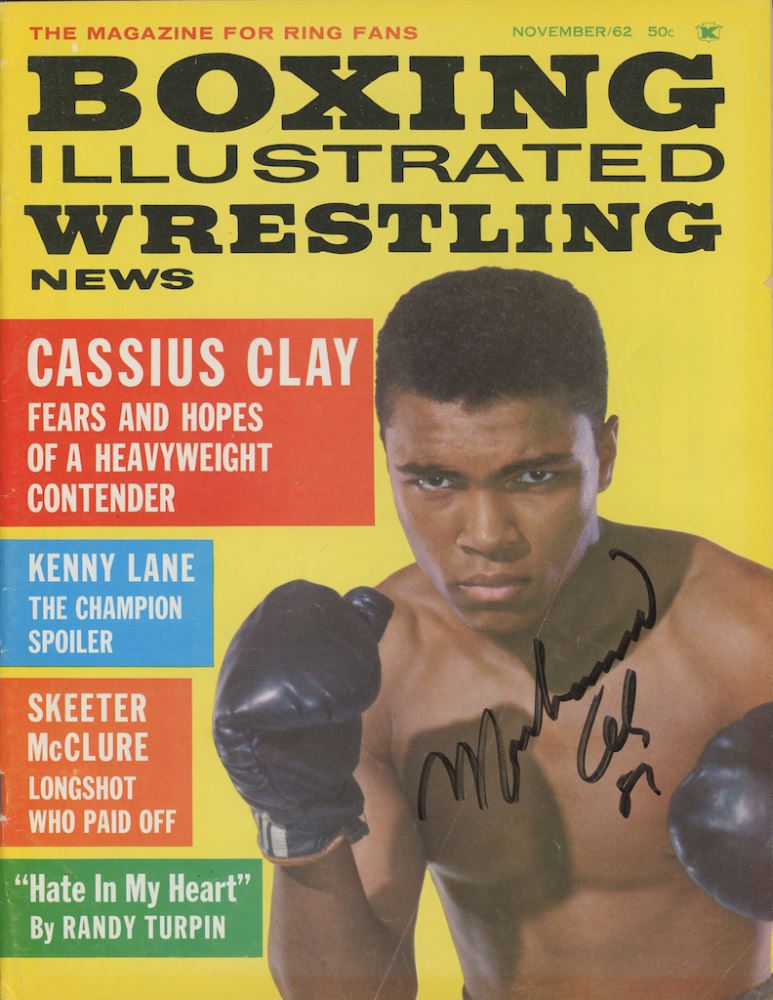 Muhammad Ali Signed Boxing Illustrated Magazine (JSA LOA)