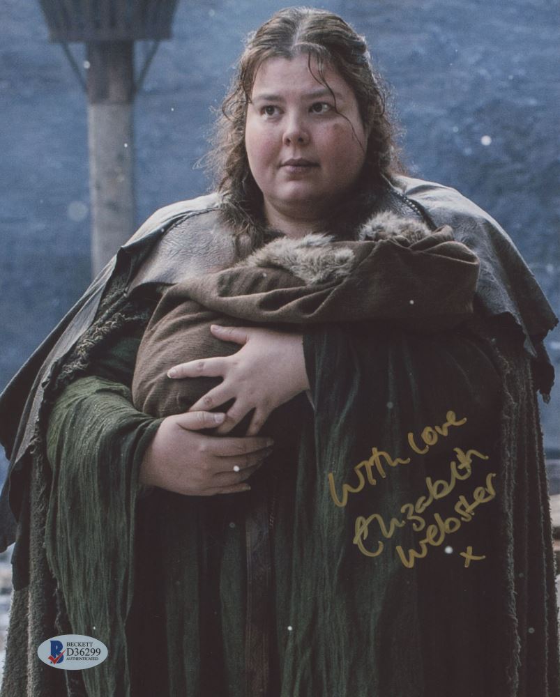 Elizabeth Webster Signed "Game of Thrones" 8x10 Photo Inscribed "With ...