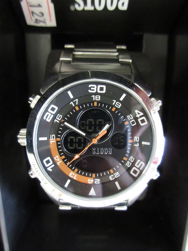 Men's Stainless Steel Roots Watch