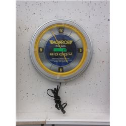 Illuminated Monroe Wall Clock