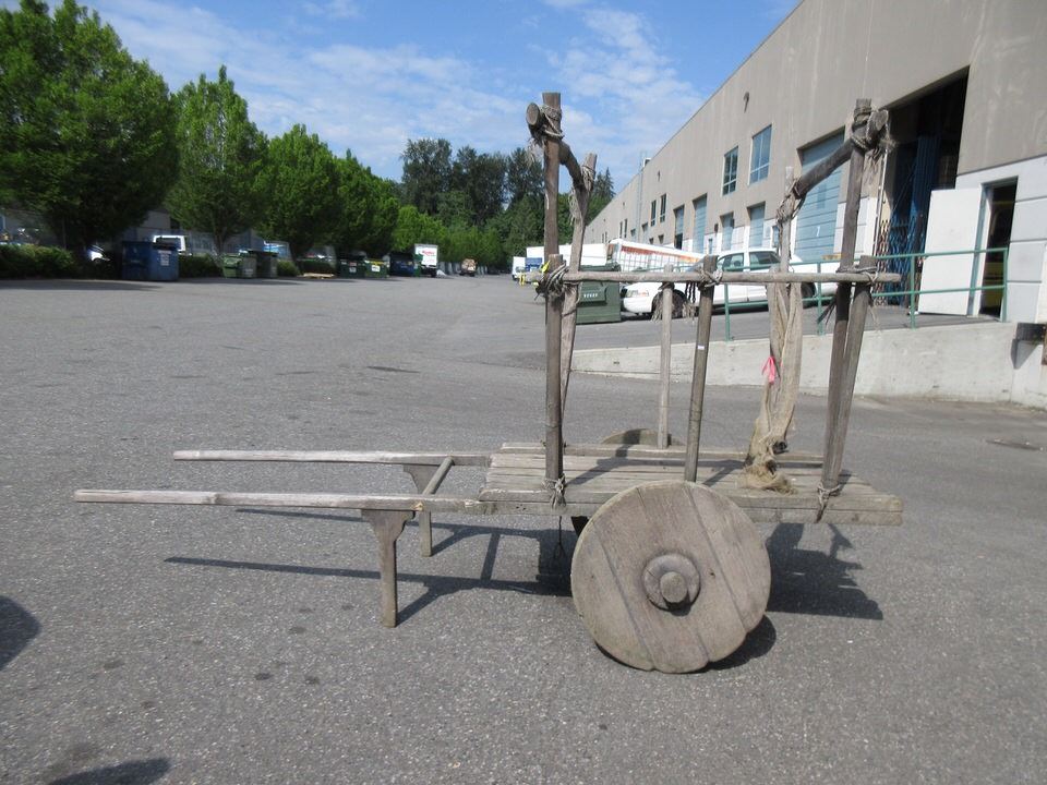 Medieval Style Wood Prisoner Cart