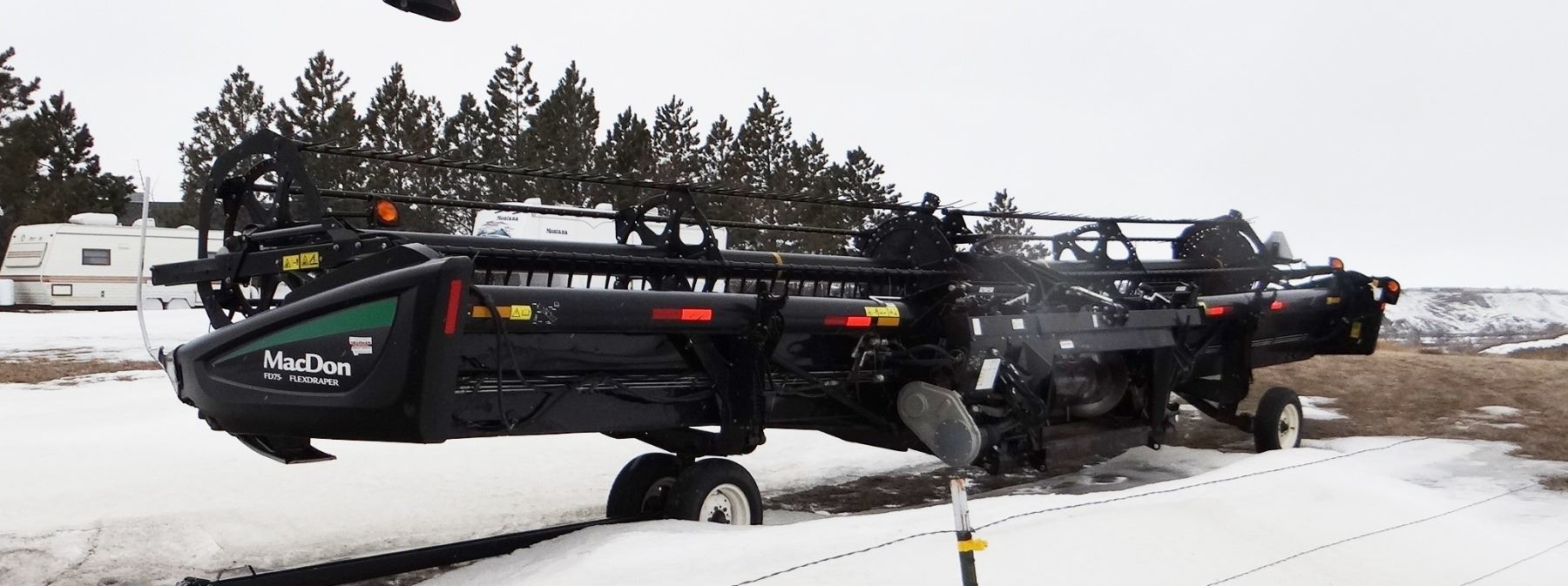2015 MacDon FD 75 header, 40’ flex-draper header