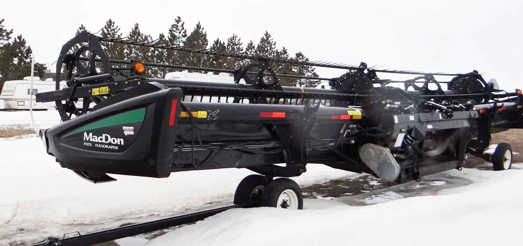 2015 MacDon FD 75 header, 40’ flex-draper header