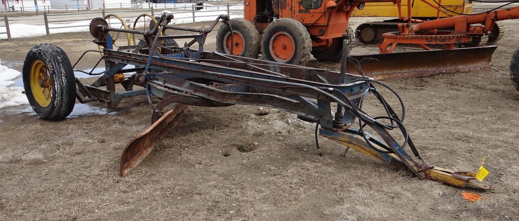Russell Standard No. 3 grader, pull type, 11’ blade, hyd. lift, vintage