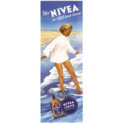 105 BEAUTIFUL Huge Vintage Nivea Poster Plakat 1950s