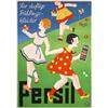 137 OLD SWISS DECO DESIGN Persil Poster Plakat 1930s