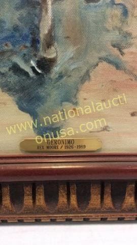 Geronimo By Rex Moore. Original 1920's