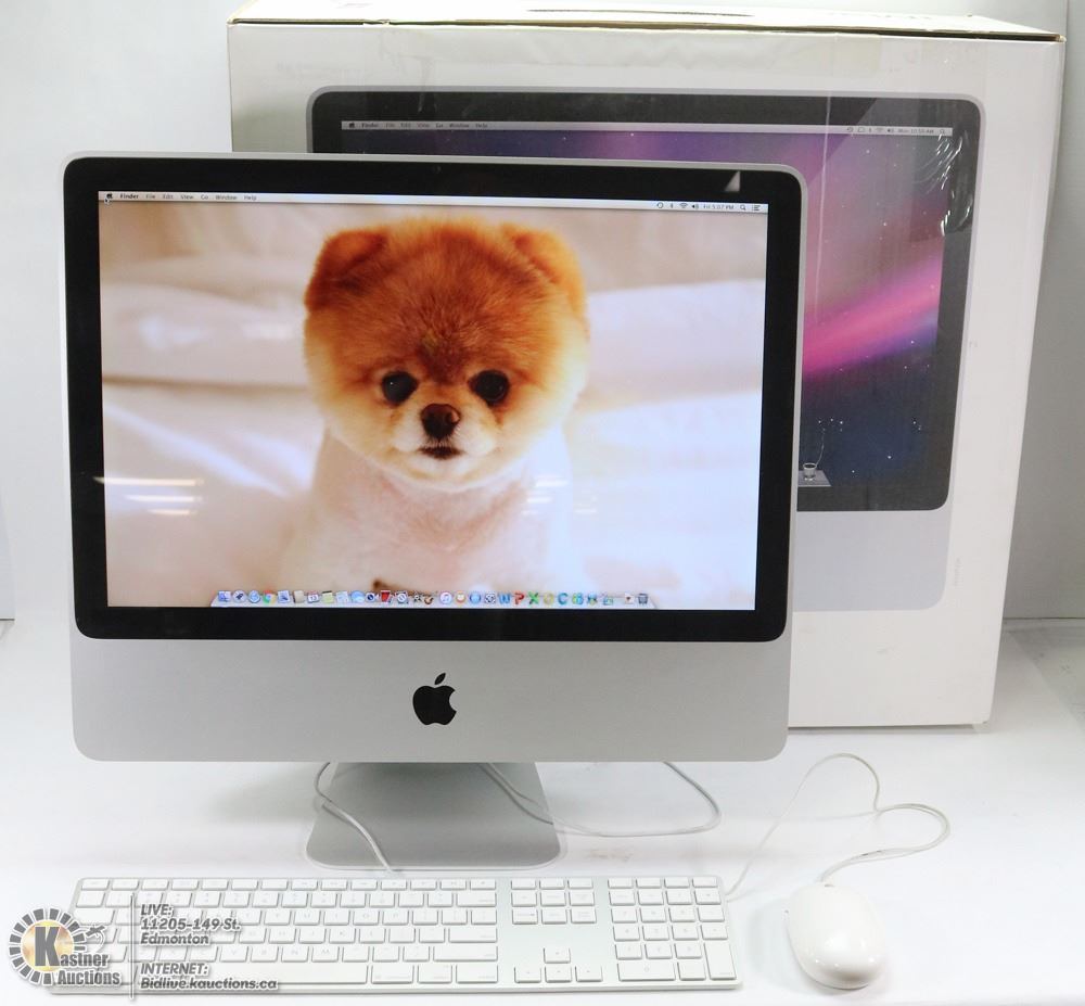 20" APPLE IMAC W/ OPERATING SYSTEM INSTALLED