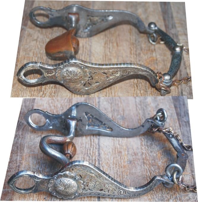 Fleming silver filigree bit