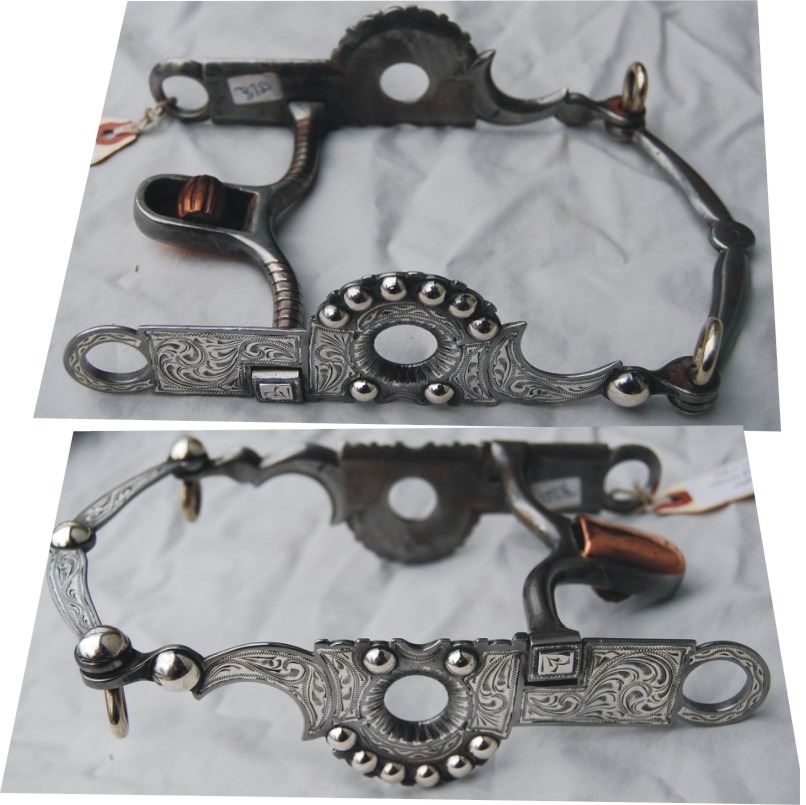 silver Santa Barbara style bit