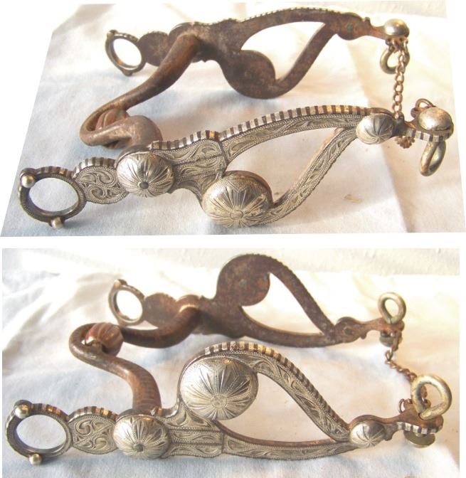 very nice silver mounted Calif style bit