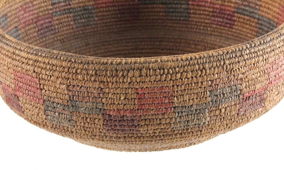 Southwest Native American Indian Polychrome Basket