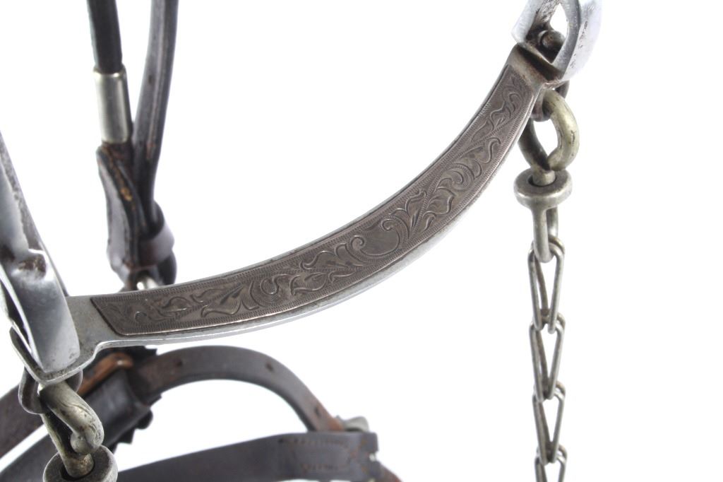 Keyston Bros. Silver Mounted Parade Bridle Set