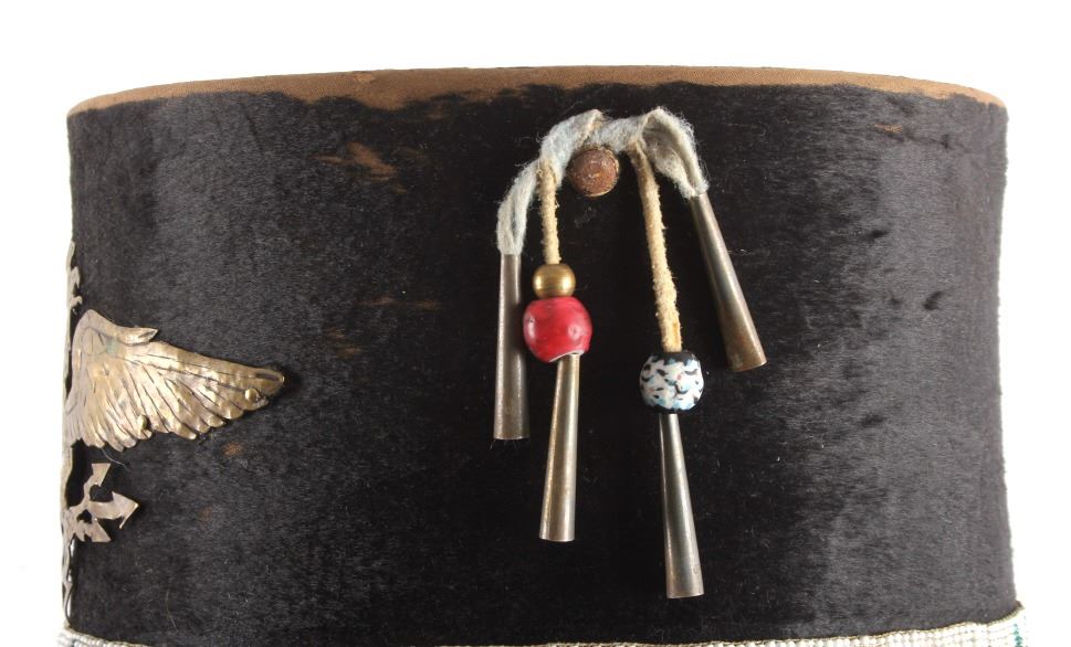 Sioux Native American Indian Beaded Top Hat