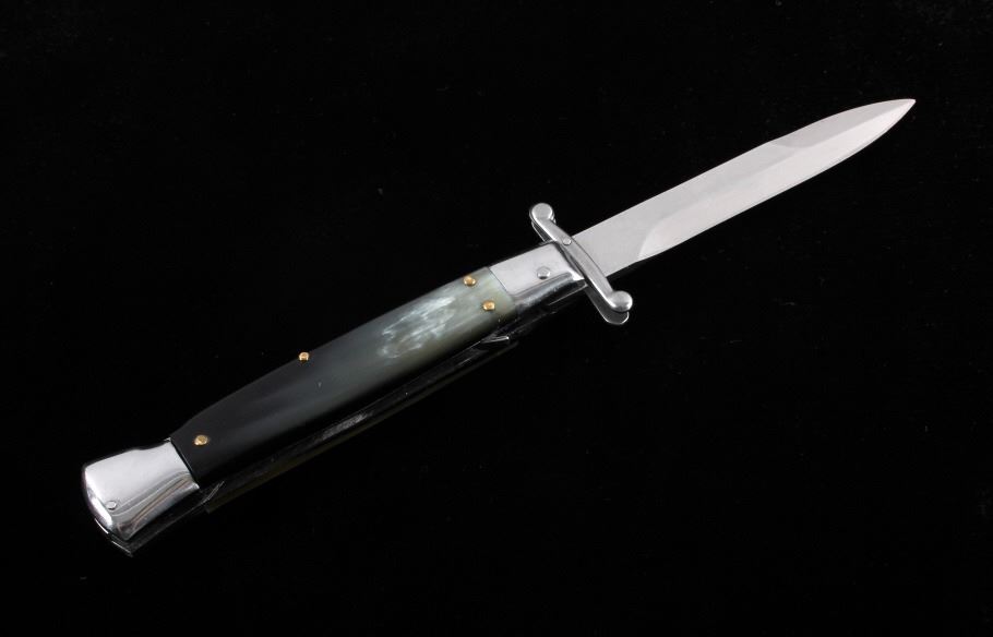 AKC Italian Swinguard Stiletto Switchblade Knife