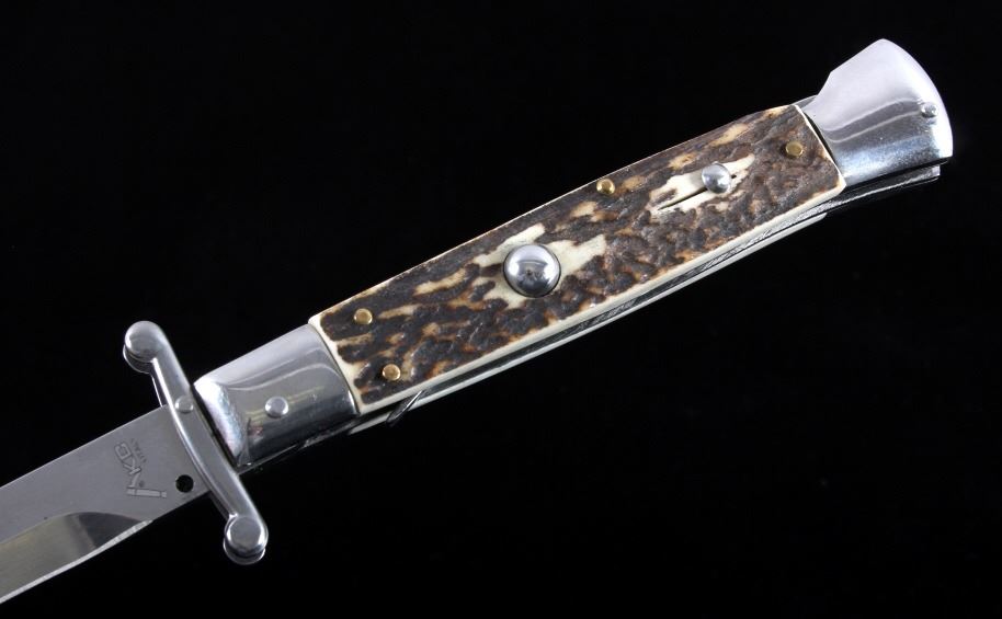 AKC Italian Swinguard Stiletto Switchblade Knife