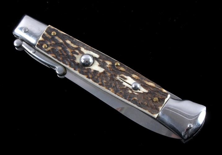 AKC Italian Swinguard Stiletto Switchblade Knife