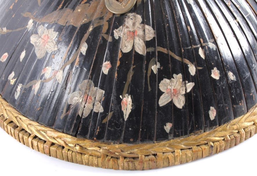 Antique Chinese Bamboo Hat