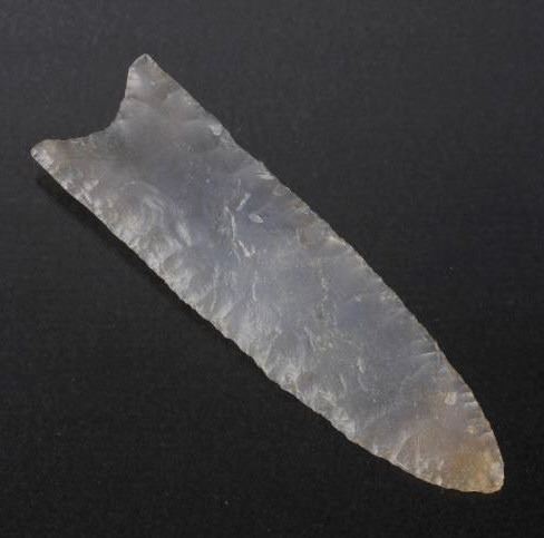 Smoky Agate Midland Projectile Point w/ COA