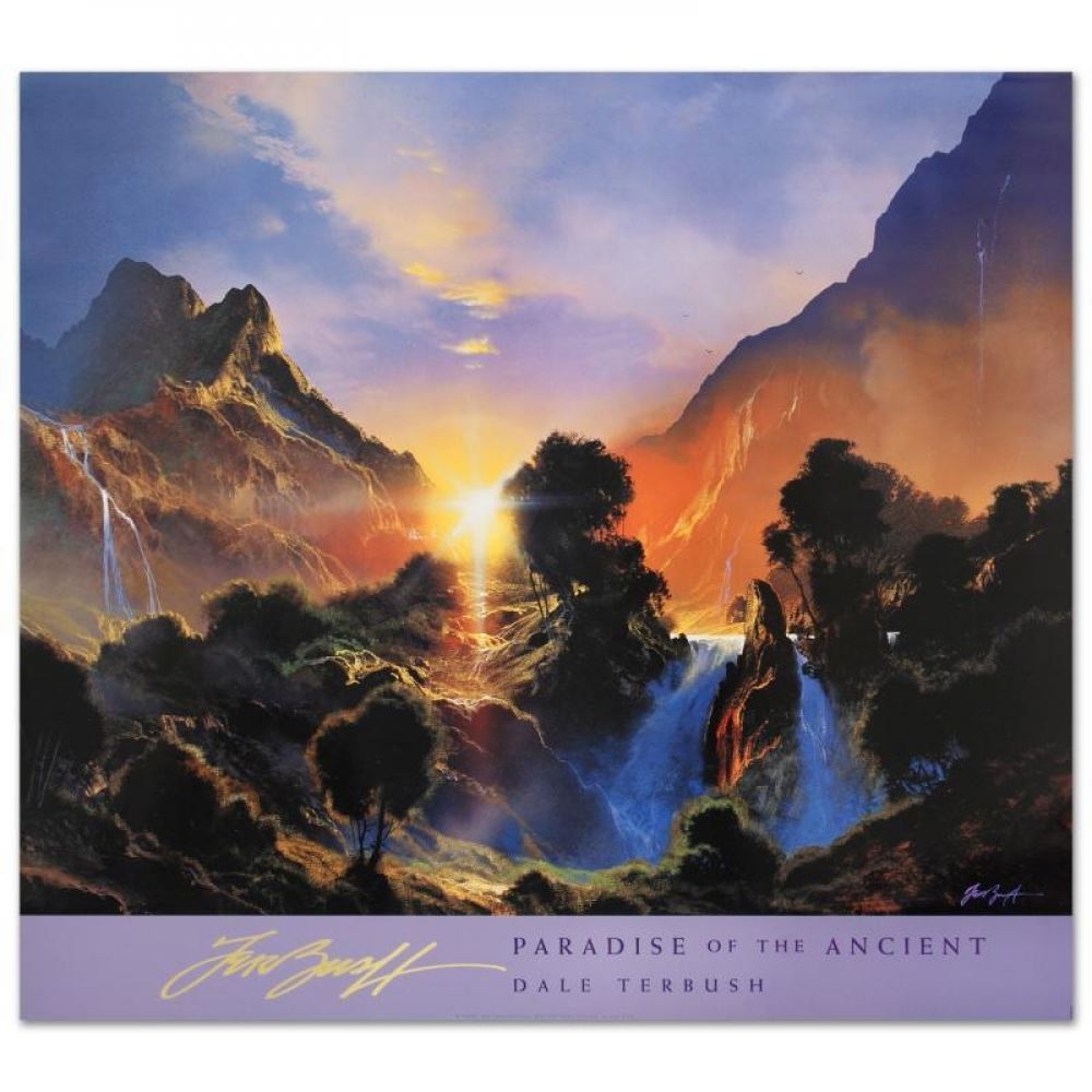 Dale Terbush 1994 "Paradise of the Ancient" 24x30 Poster