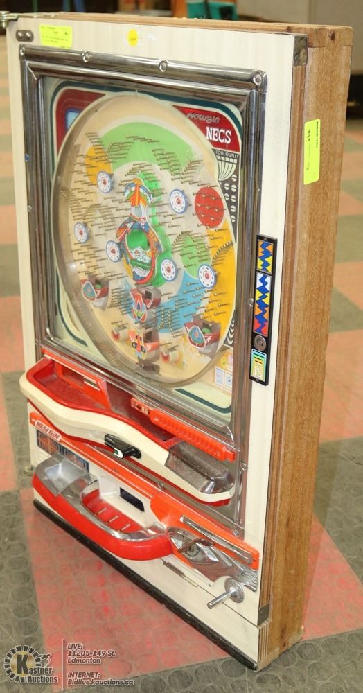 164) VINTAGE JAPANESE NEW GIN PACHINKO MACHINE