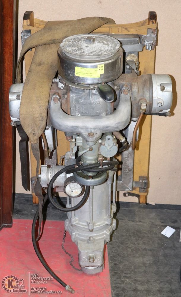 1920S FIREFIGHTER PORTABLE WATER PUMP BACKPACK