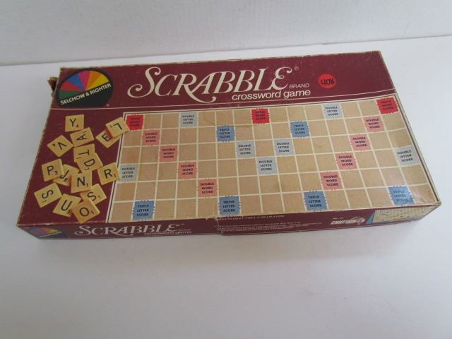 Original Scrabble Board Game-Vintage - Schmalz Auctions