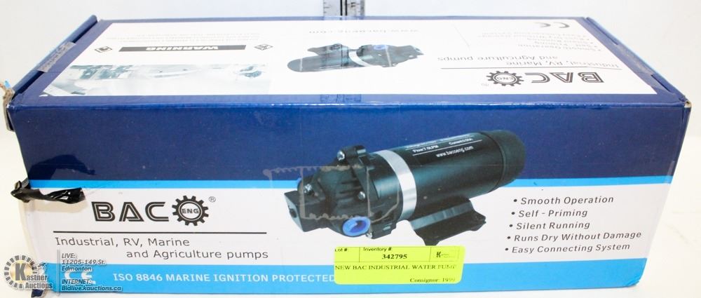 NEW BAC INDUSTRIAL WATER PUMP