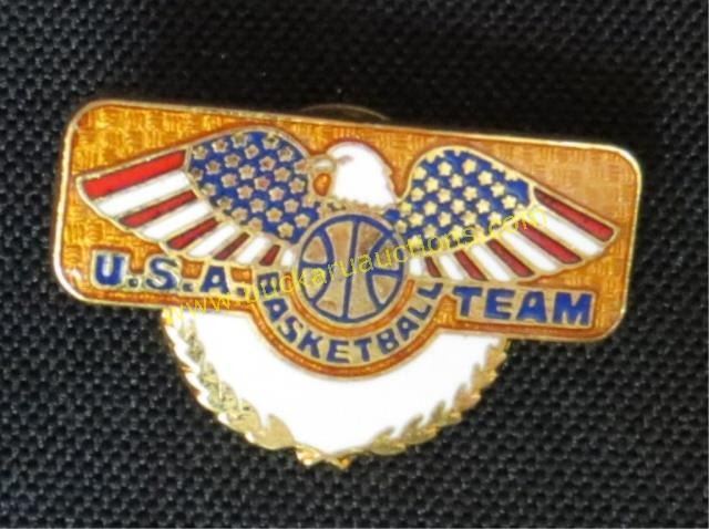 USA Team Basketball Collector Pin