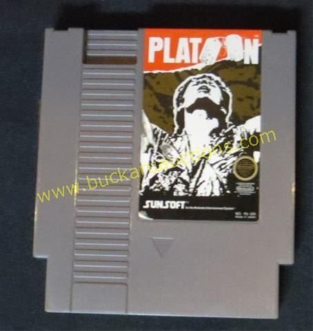 Nintendo NES Platoon Game Cartridge