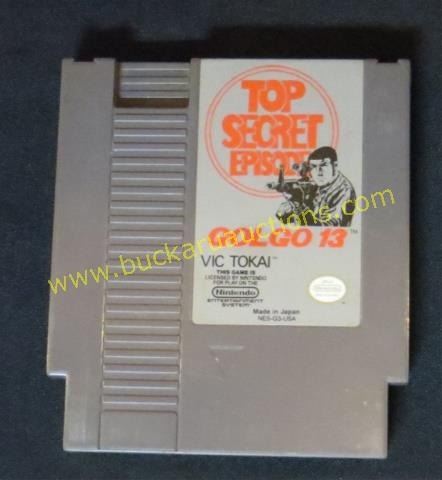 Nintendo NES Top Secret Episode Golgo 13 Game