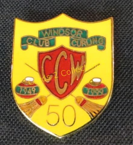Windsor Curling Club 1949-1999 Collector Pin