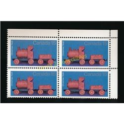 Canada Christmas Stamps 15 Cent Block Of 4