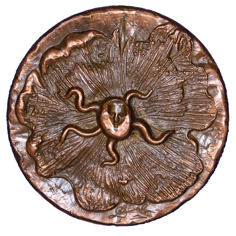 Salvador Dali, Sun Medallion from Song of Songs of King Solomon, Bronze ...