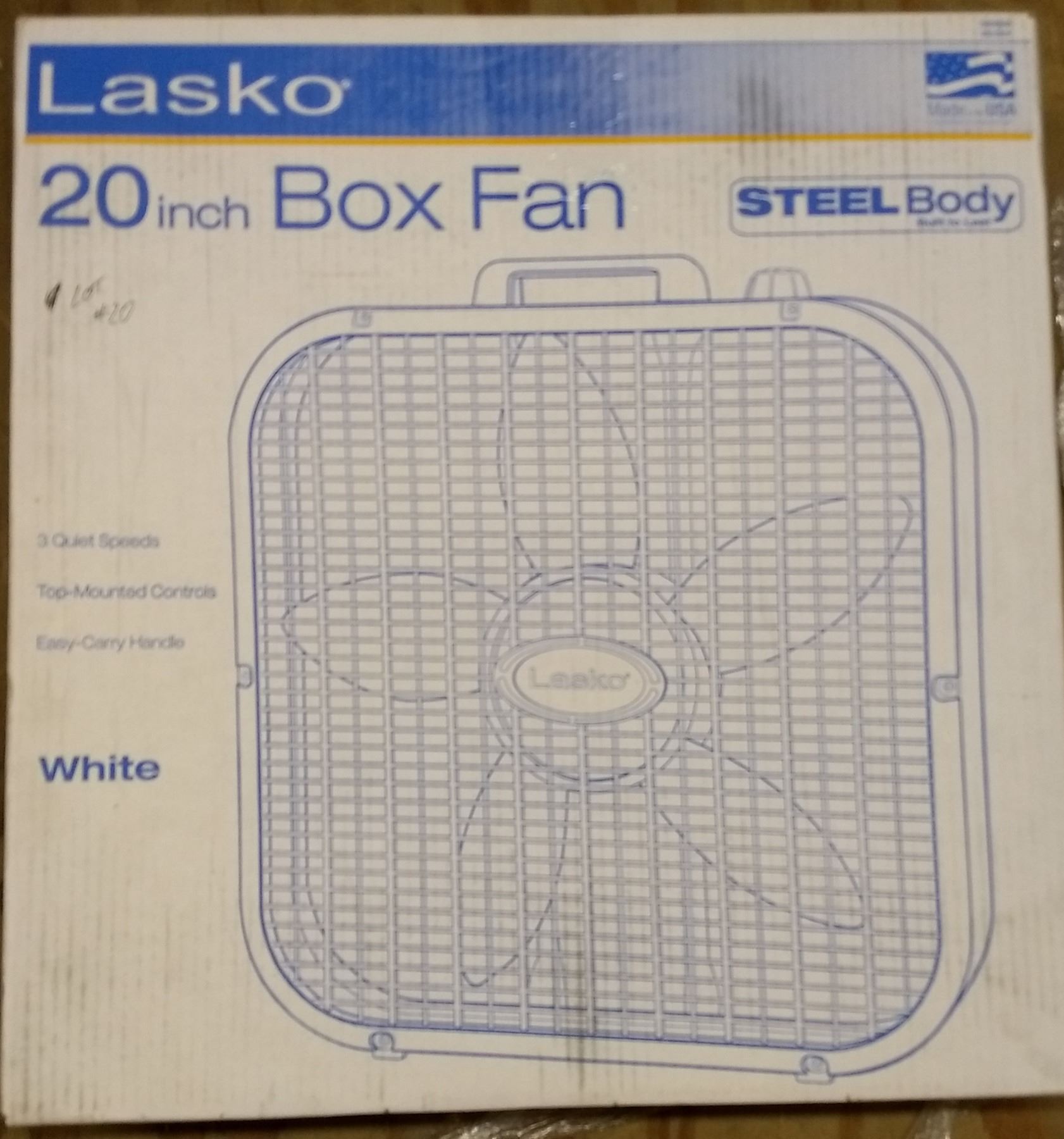 Lasko 20 Inch Box Fan
