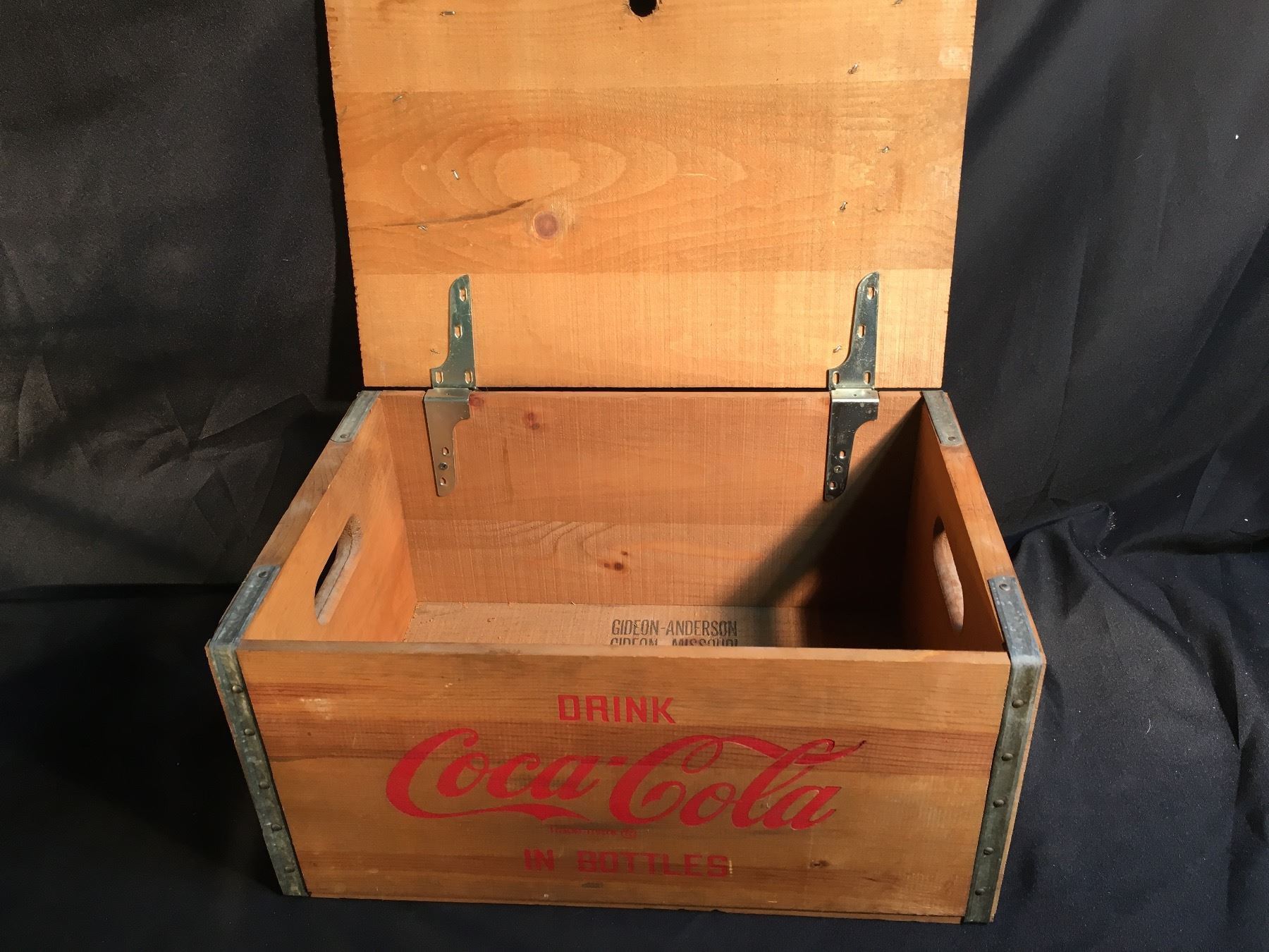 Vintage Coca-Cola Wooden Bottle Box, 18'' Wide