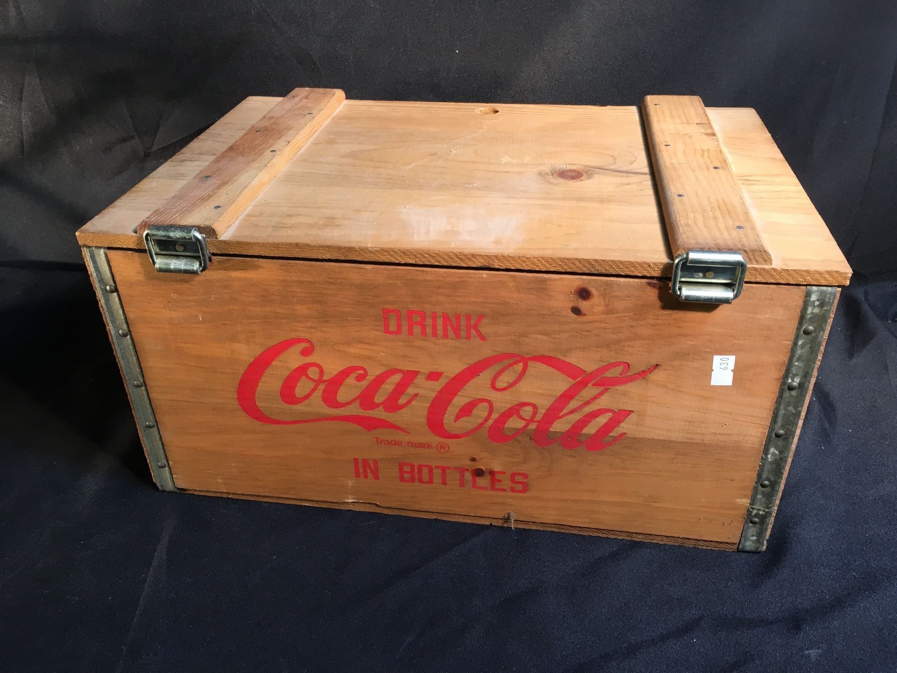 Vintage Coca-Cola Wooden Bottle Box, 18'' Wide