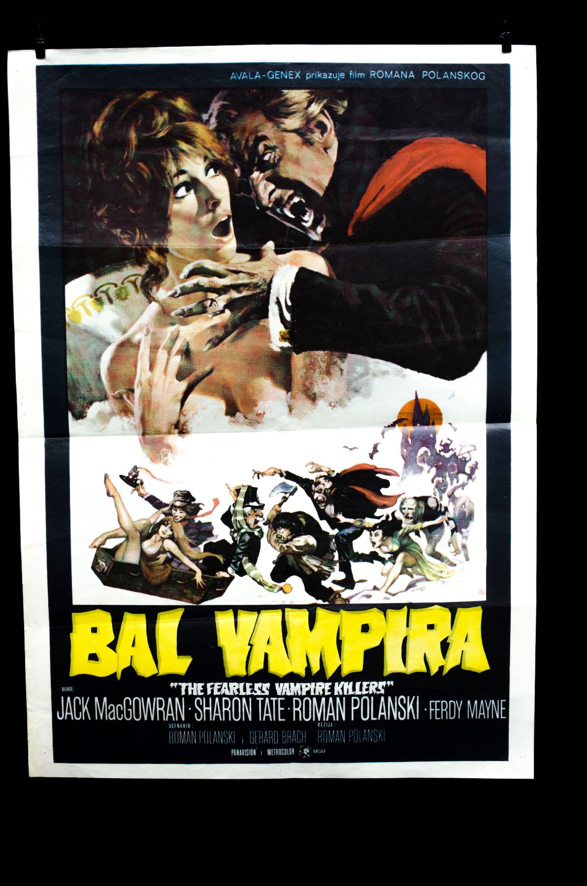 Vintage Foreign Vampire Movie Poster