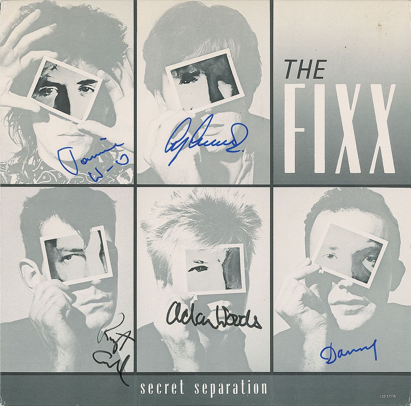 The Fixx Signed Album