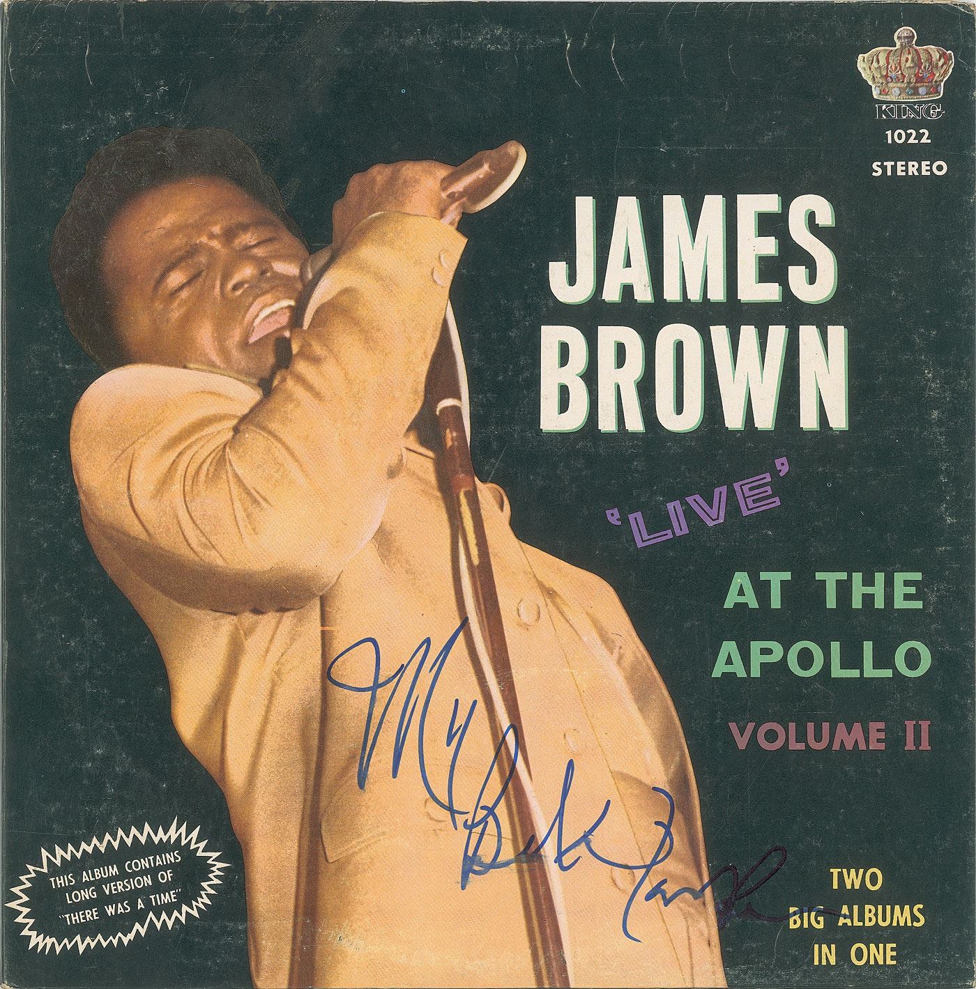 James Brown Signed Album
