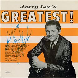 Jerry Lee Lewis Signed Album