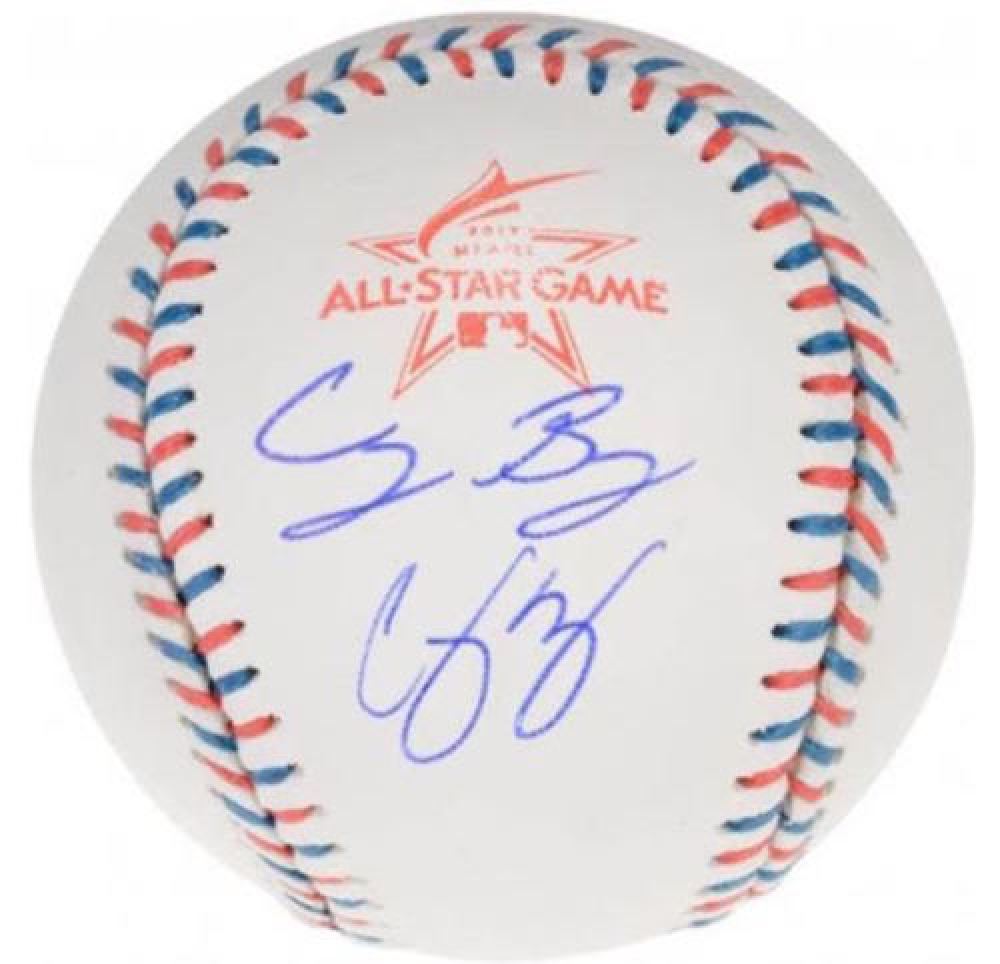 Corey Seager Cody Bellinger Signed Official 2017 All-Star Game Baseball ...