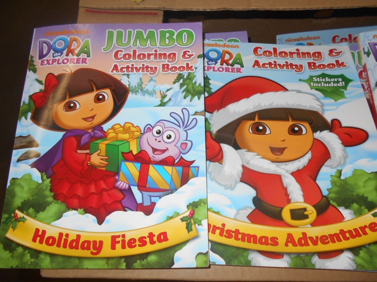 DORA THE EXPLORER JUMBO CHRISTMAS COLORING AND ACTIVITY BOOK