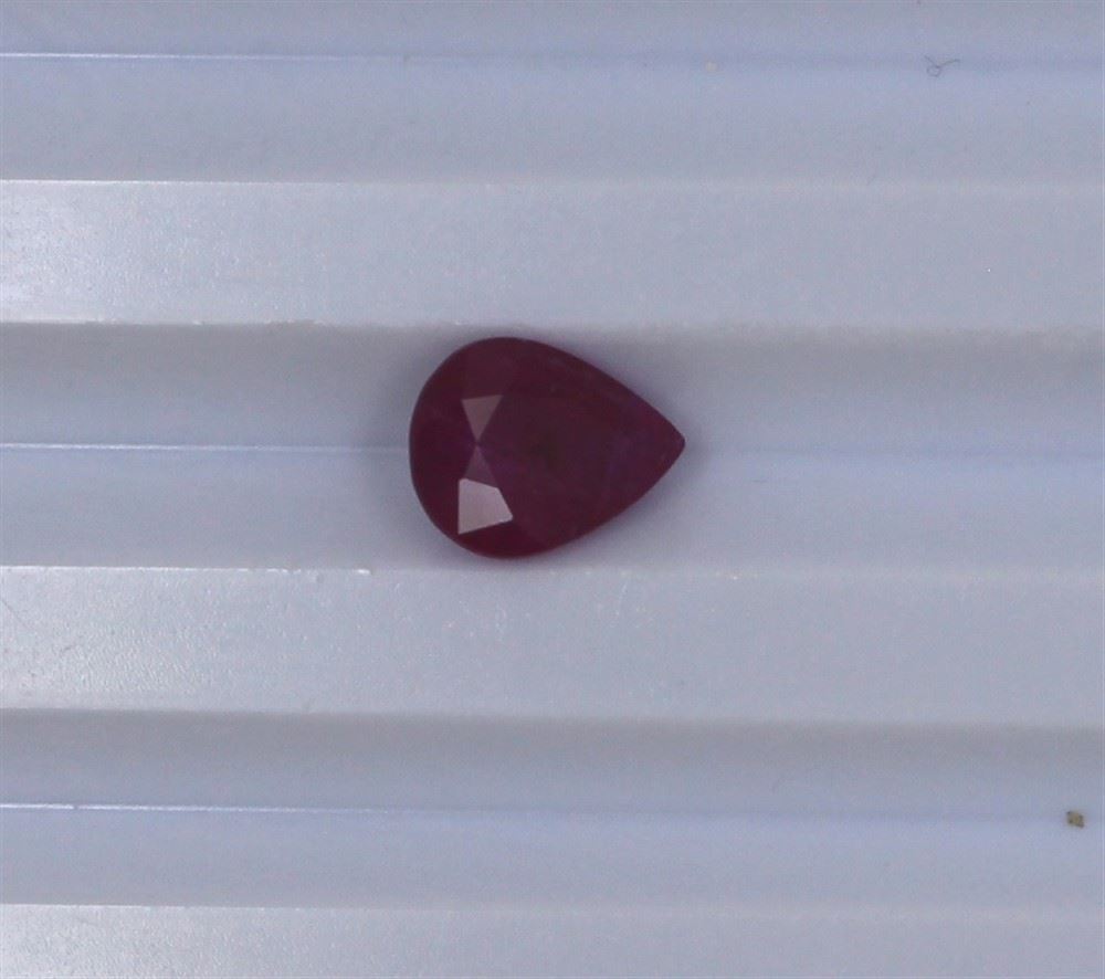 2.24ct Natural Ruby Pear cut