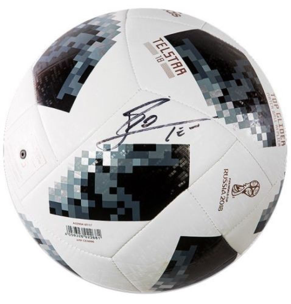 Lionel "Leo" Messi Signed 2018 FIFA World Cup Telstar Soccer Ball ...