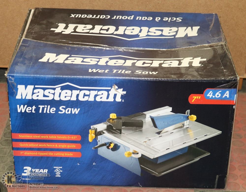 MASTERCRAFT WET TILE SAW