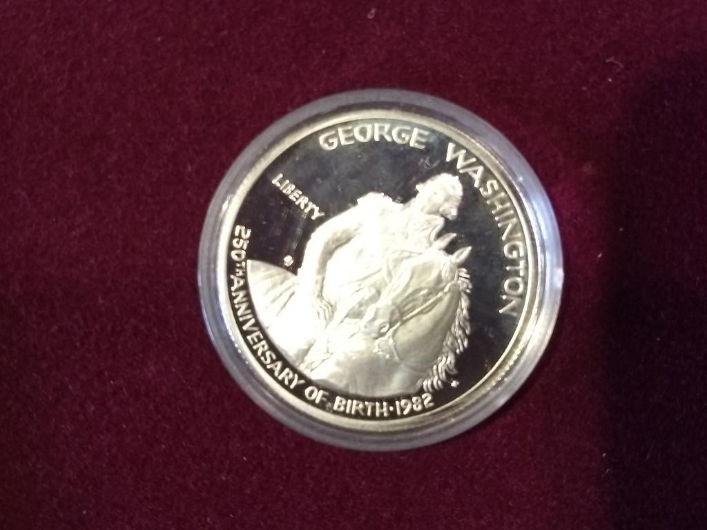 250th Anniversary of Birth 1982 George Washington Coin