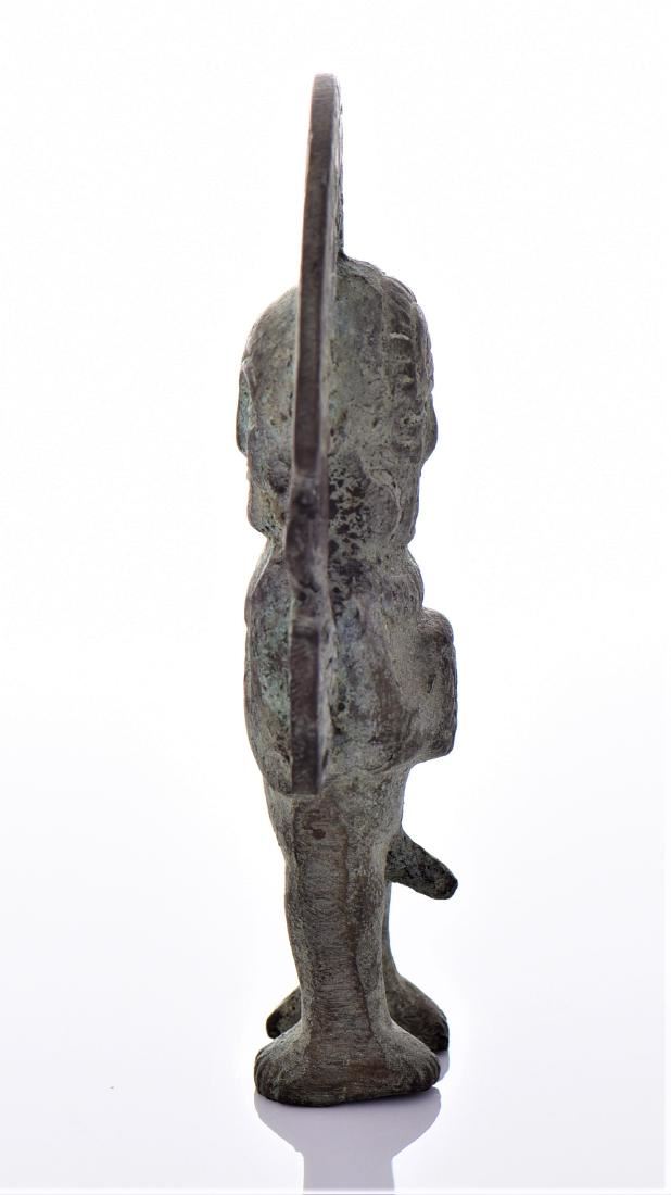 Rare Pre-Columbian Inca Bronze Effigy Sculpture of