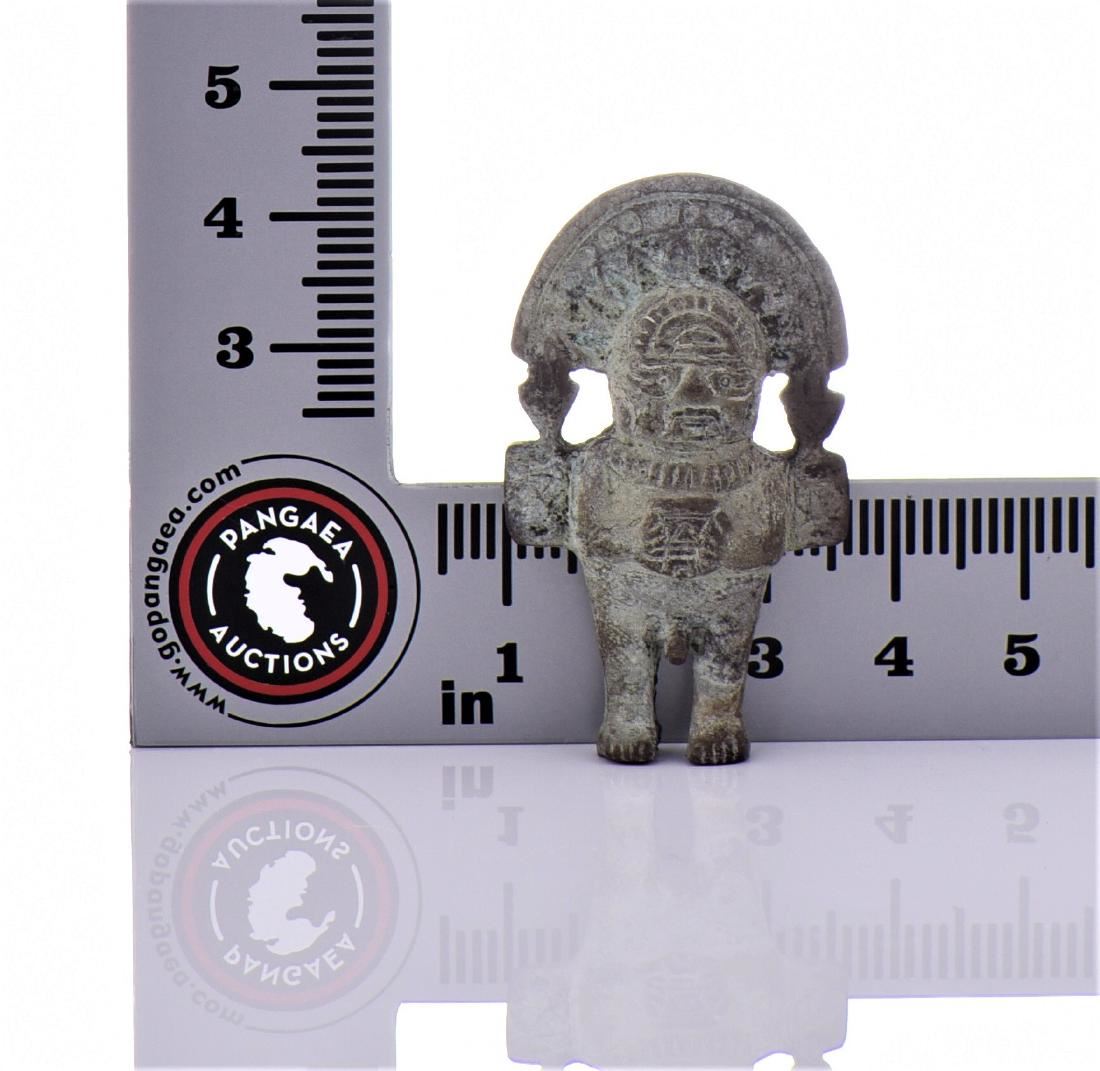 Rare Pre-Columbian Inca Bronze Effigy Sculpture of