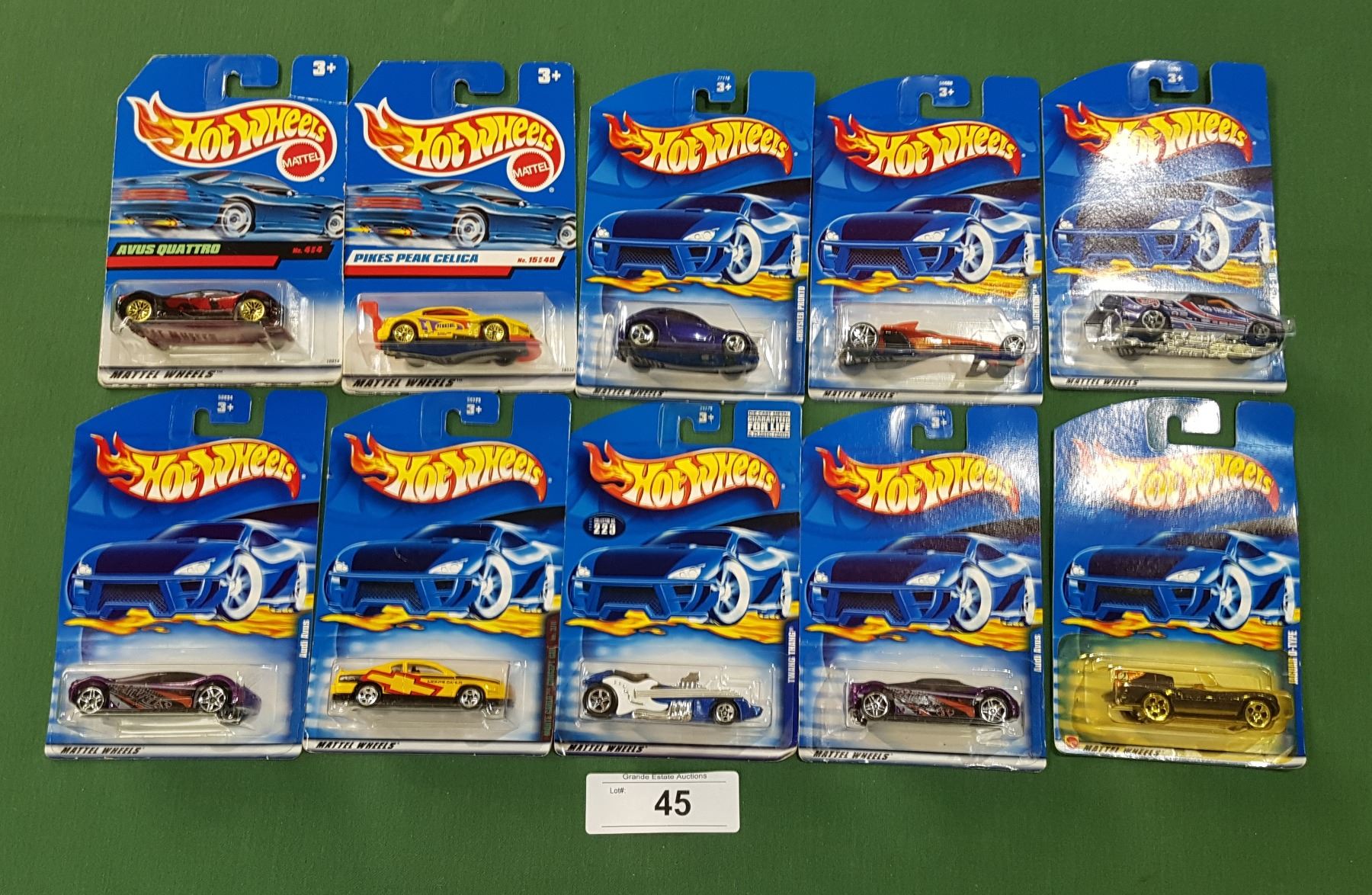 10 NEW IN PACKAGE 1990'S/2000'S HOTWHEELS